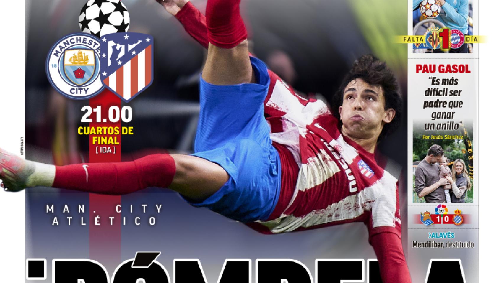La portada del periódico MARCA (martes, 5 de abril del 2022): "¡Rómpela ...
