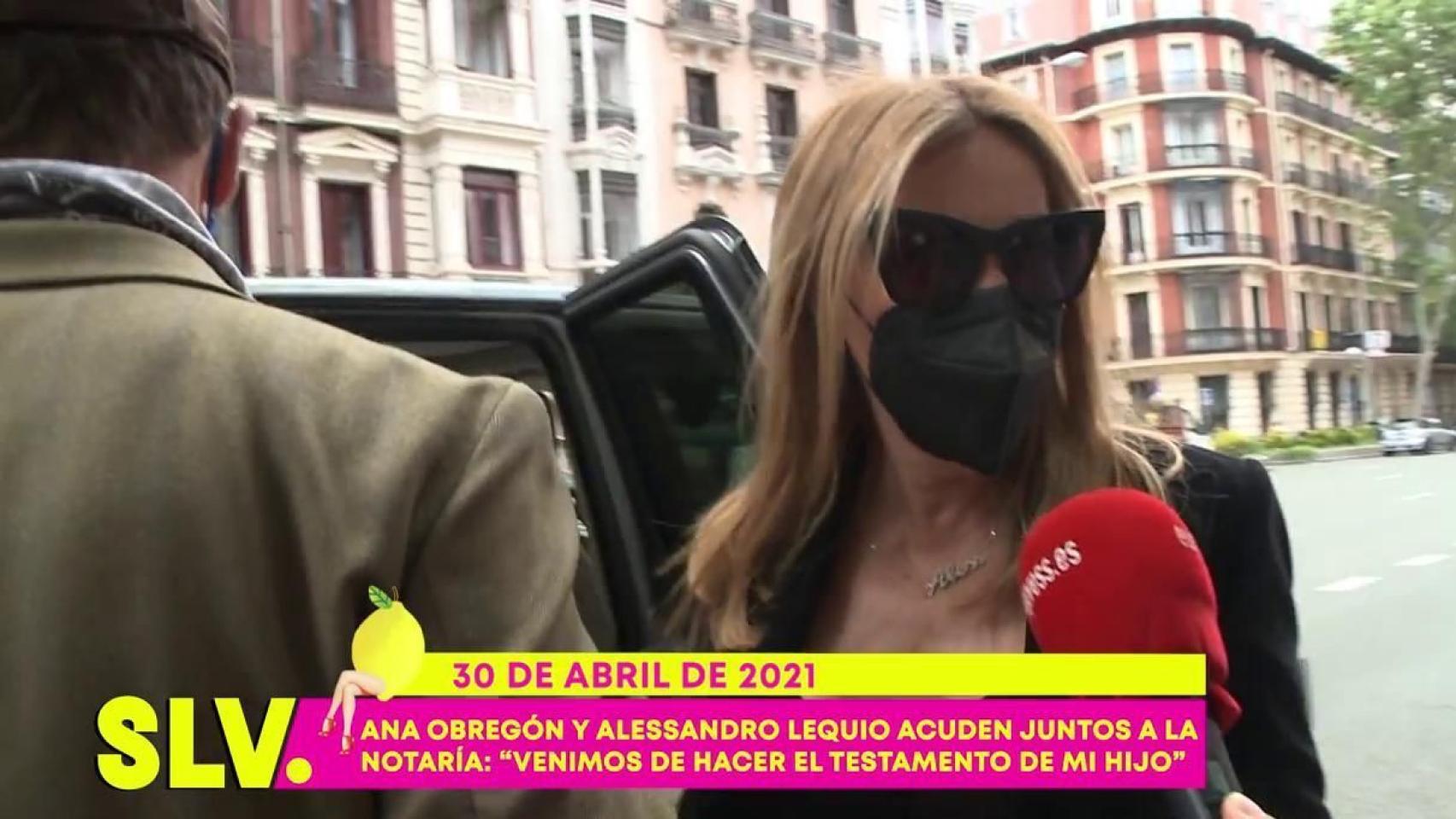 'Sálvame' muestra las imágenes de Ana Obregón y Alessandro Lequio sobre ...