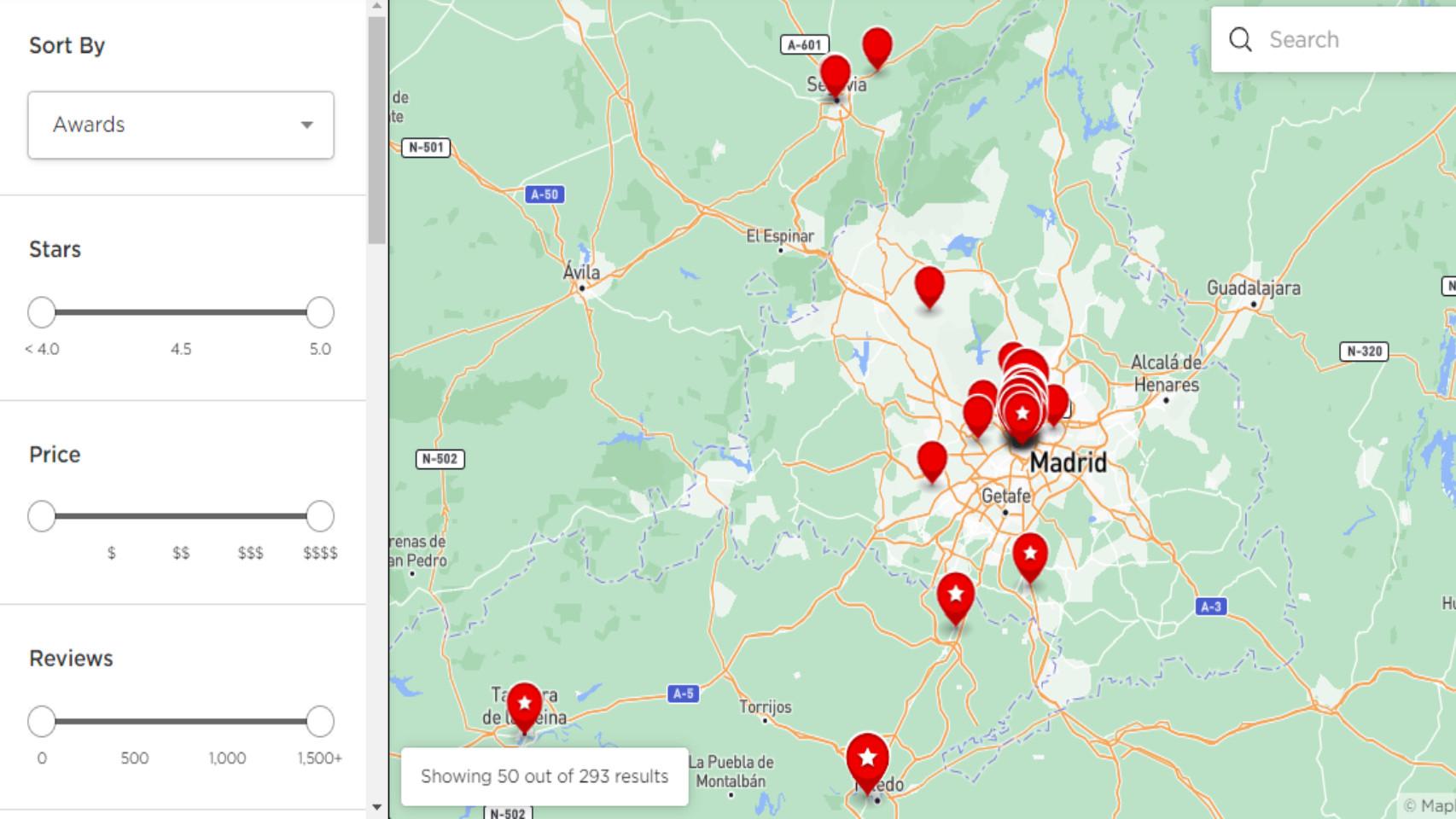 El 'Google Maps' para conocer cuáles son los mejores restaurantes que ...