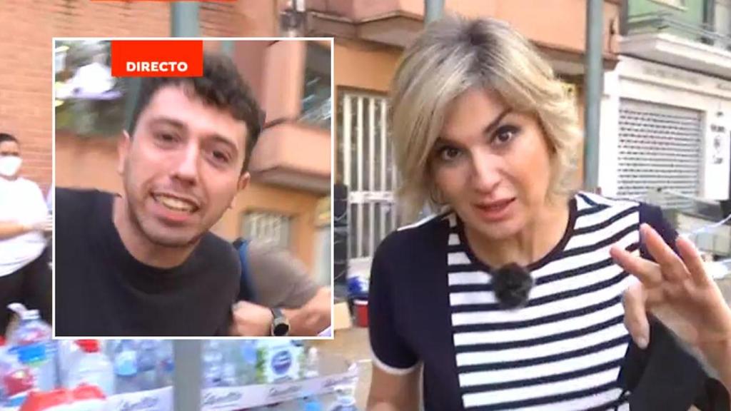 Un hombre intenta boicotear el directo de 'Antena 3 Noticias' con ...