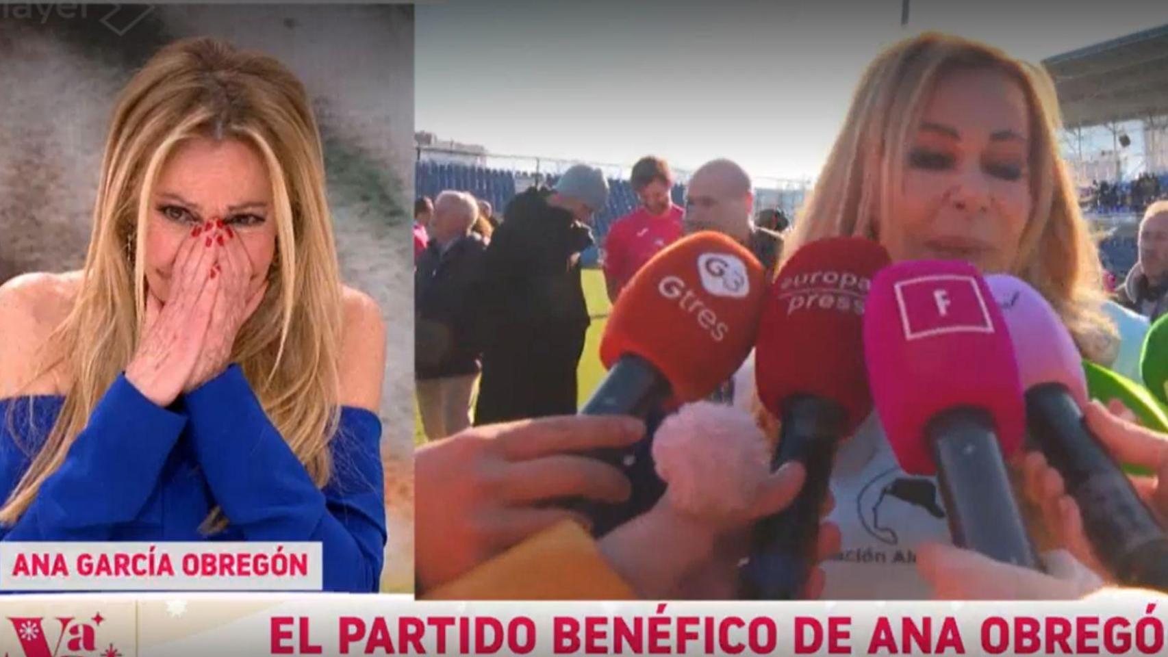 Ana Obregón rompe a llorar durante el directo de 'Y ahora Sonsoles' al ...