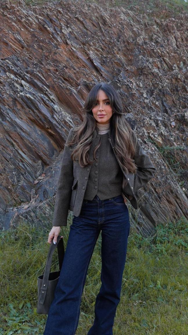 Rocío Osorno recibe el 2025 con este ideal 'total look' de Mango ...