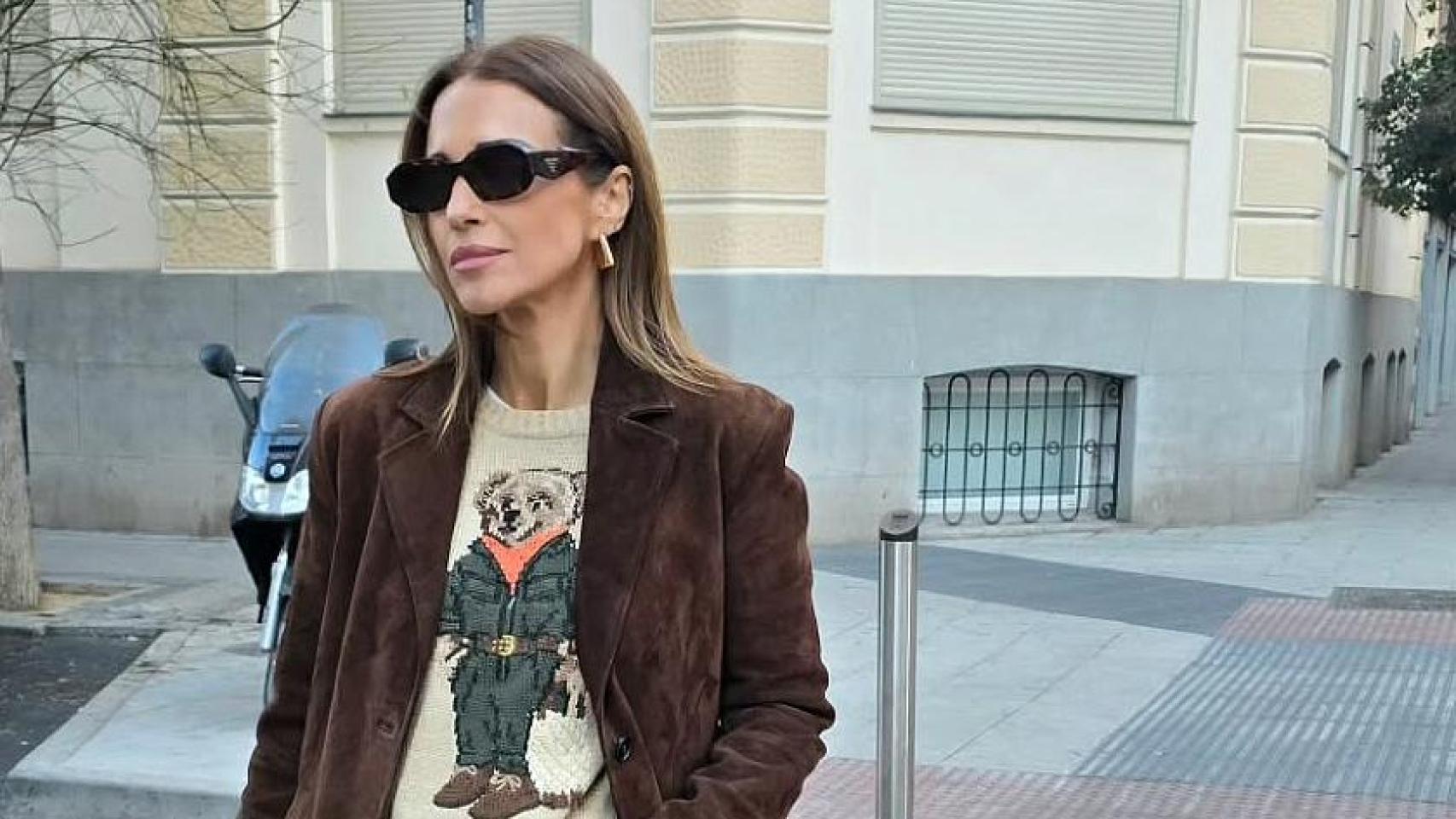 Paula Echevarría arrasa con un 'look' cómodo y 'trendy': jersey ...