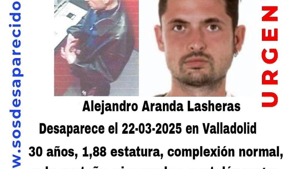 Sale a la luz la última imagen de Alejandro Aranda, desaparecido en ...