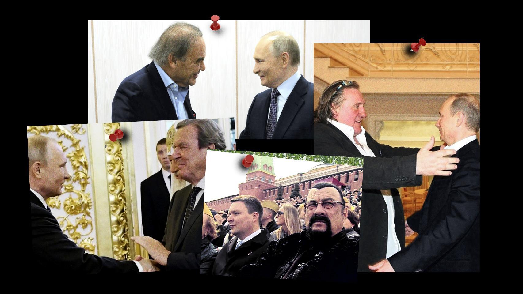 La corte occidental del 'zar' Putin: del abusador Gérard Depardieu y el ...