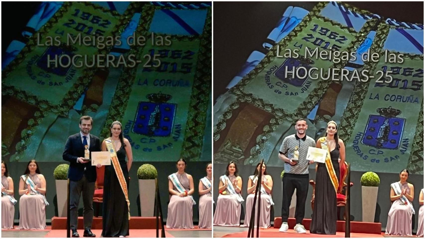 Lucas Pérez, premiado en A Coruña por las Meigas de las Hogueras de San ...