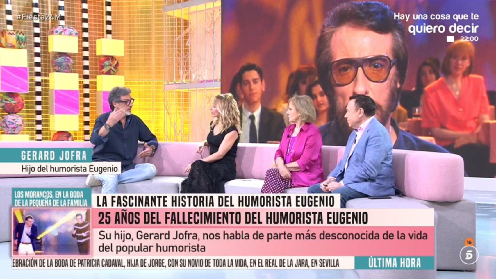 Gerard Jofra, hijo del mítico Eugenio, se sincera en 'Fiesta' sobre su ...