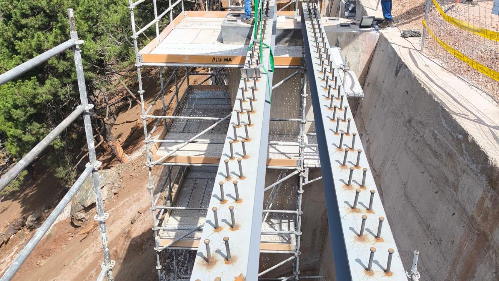 Nuevo avance en la reparación de la carretera Ronda-San Pedro: se ...