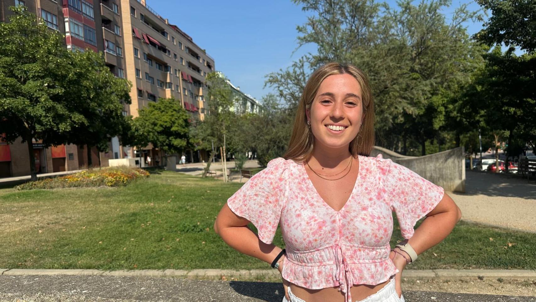La liberación de Alba tras lograr plaza fija como maestra en Valladolid ...
