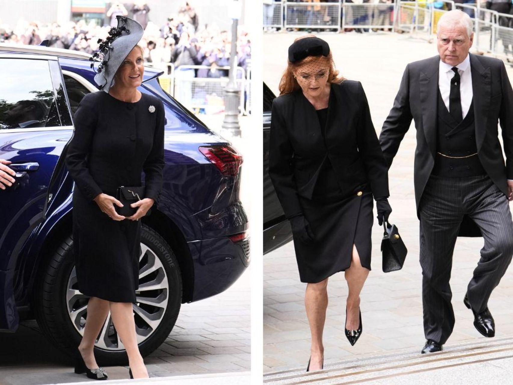 Kate Middleton, de luto riguroso, con tocado y joyas de Isabel II en el ...