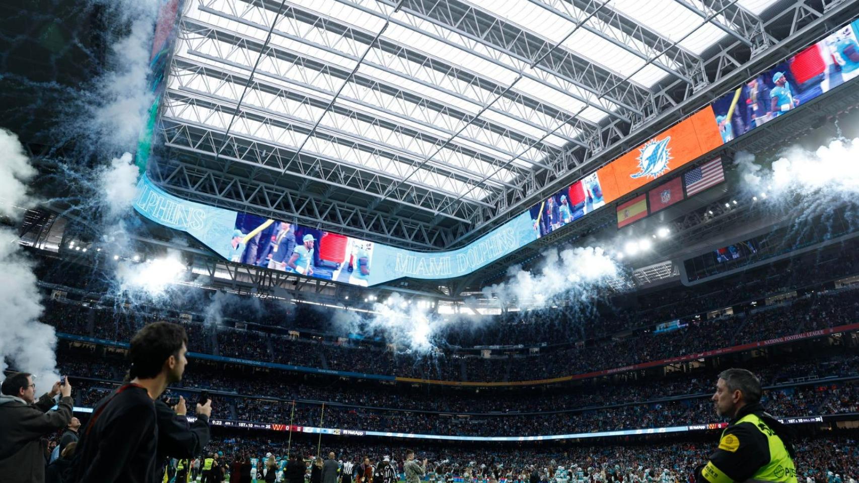 La épica de los Dolphins emerge en Madrid: el Bernabéu se consagra como ...