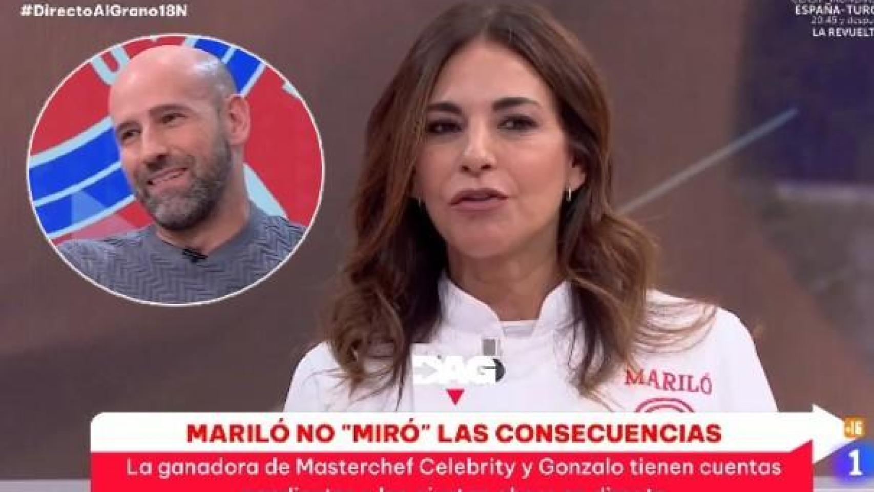 La pulla de Gonzalo Miró a Mariló Montero tras su victoria en ...