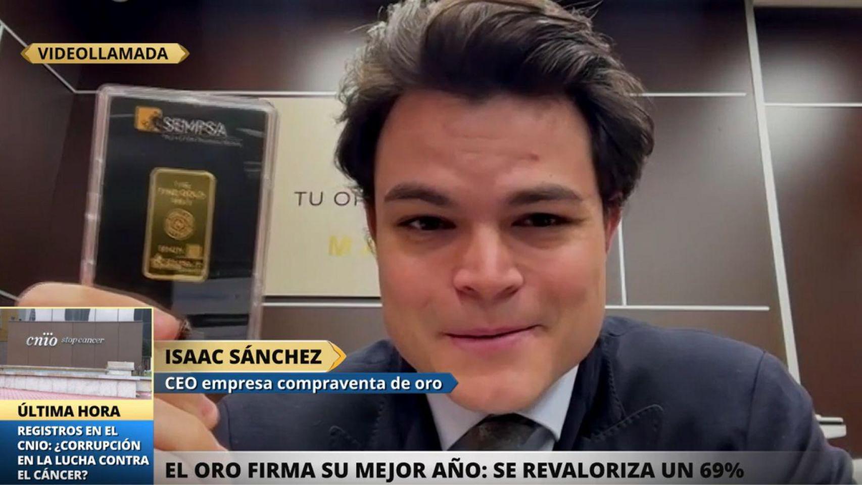 Isaac Sánchez, dueño de una empresa de compraventa de oro: “En octubre ...