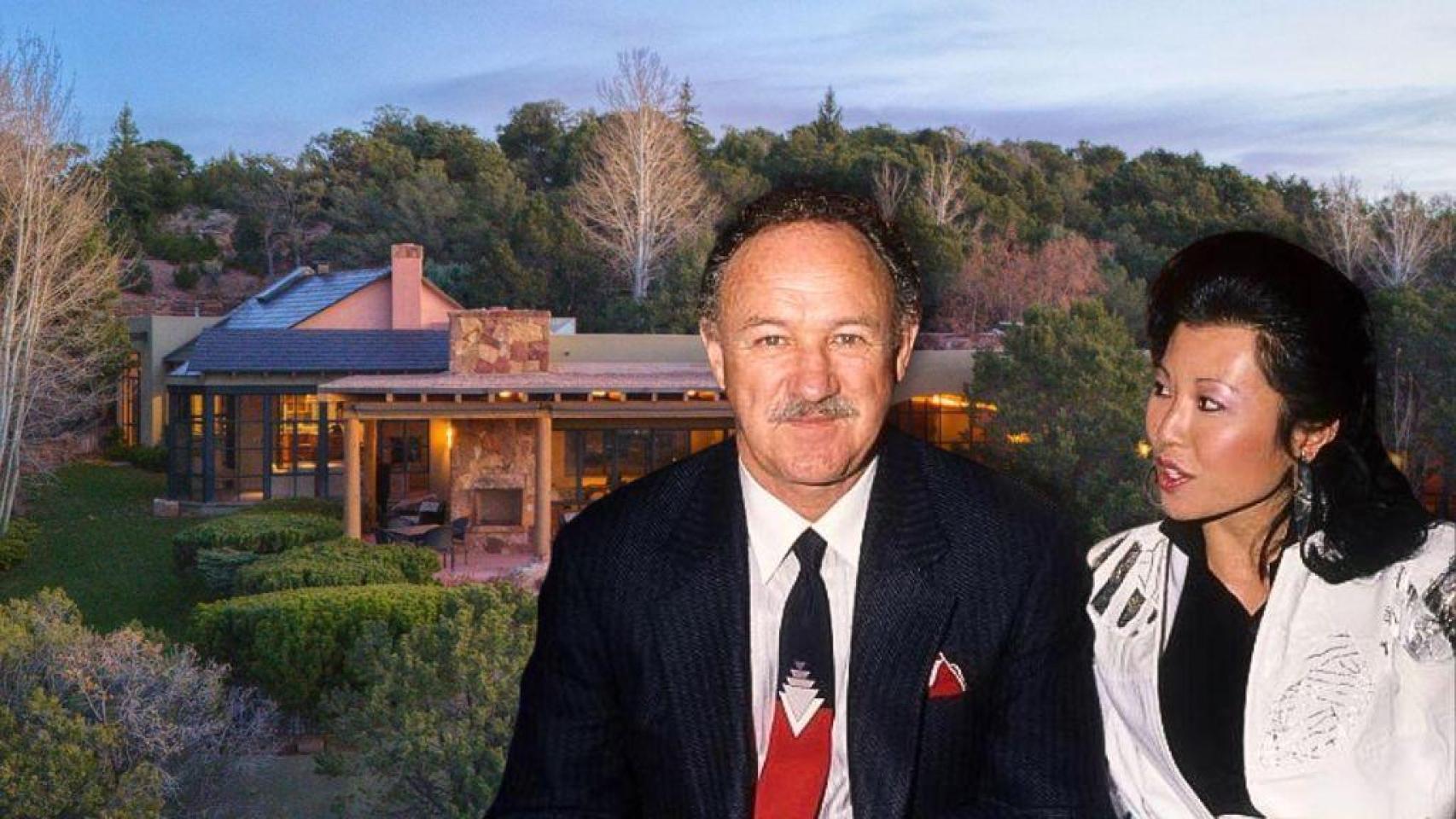La casa de Gene Hackman en Nuevo México, donde fue hallado muerto junto ...