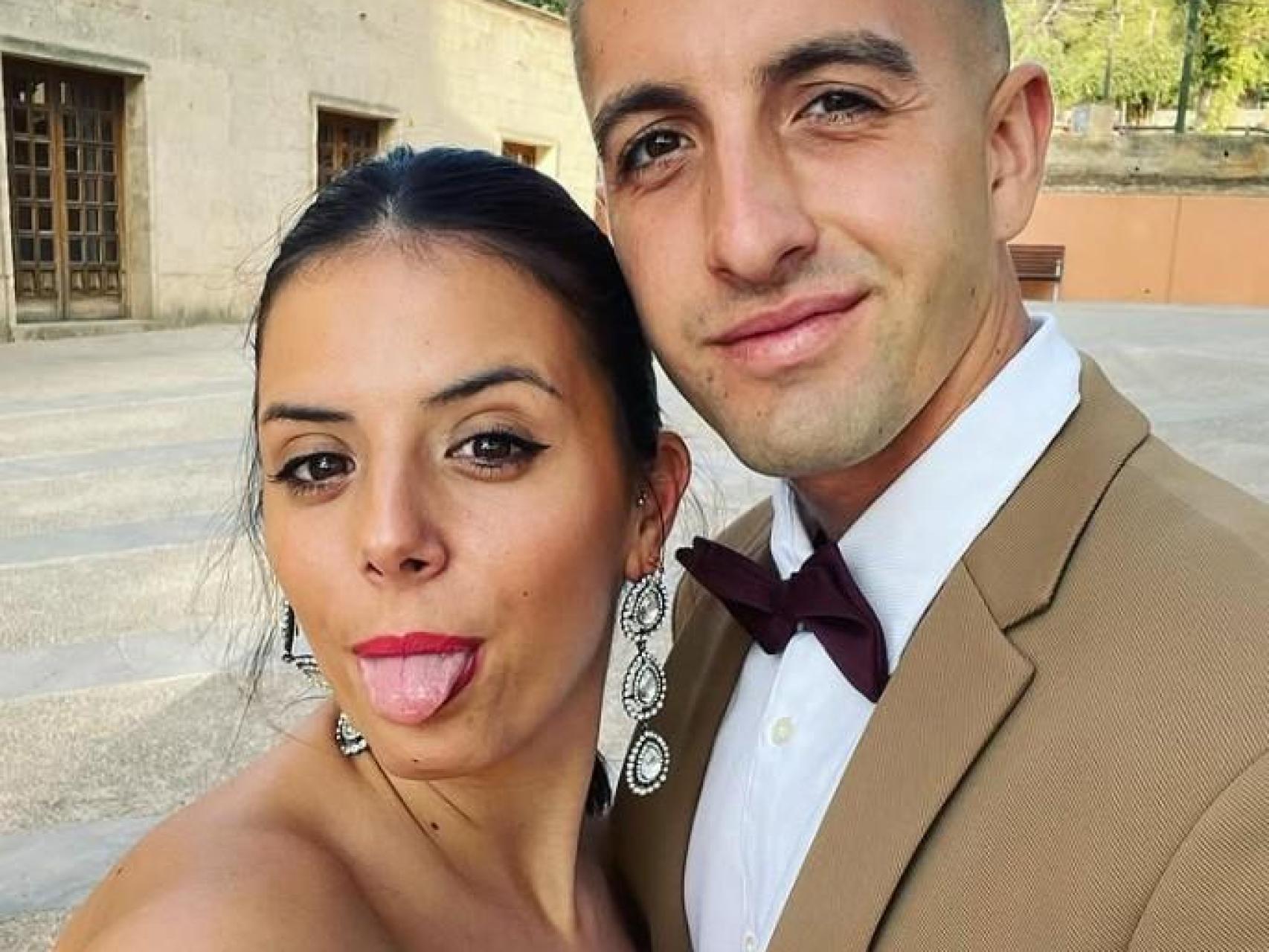 El dolor de Noelia, la viuda del futbolista Xisco Quesada, fallecido a ...