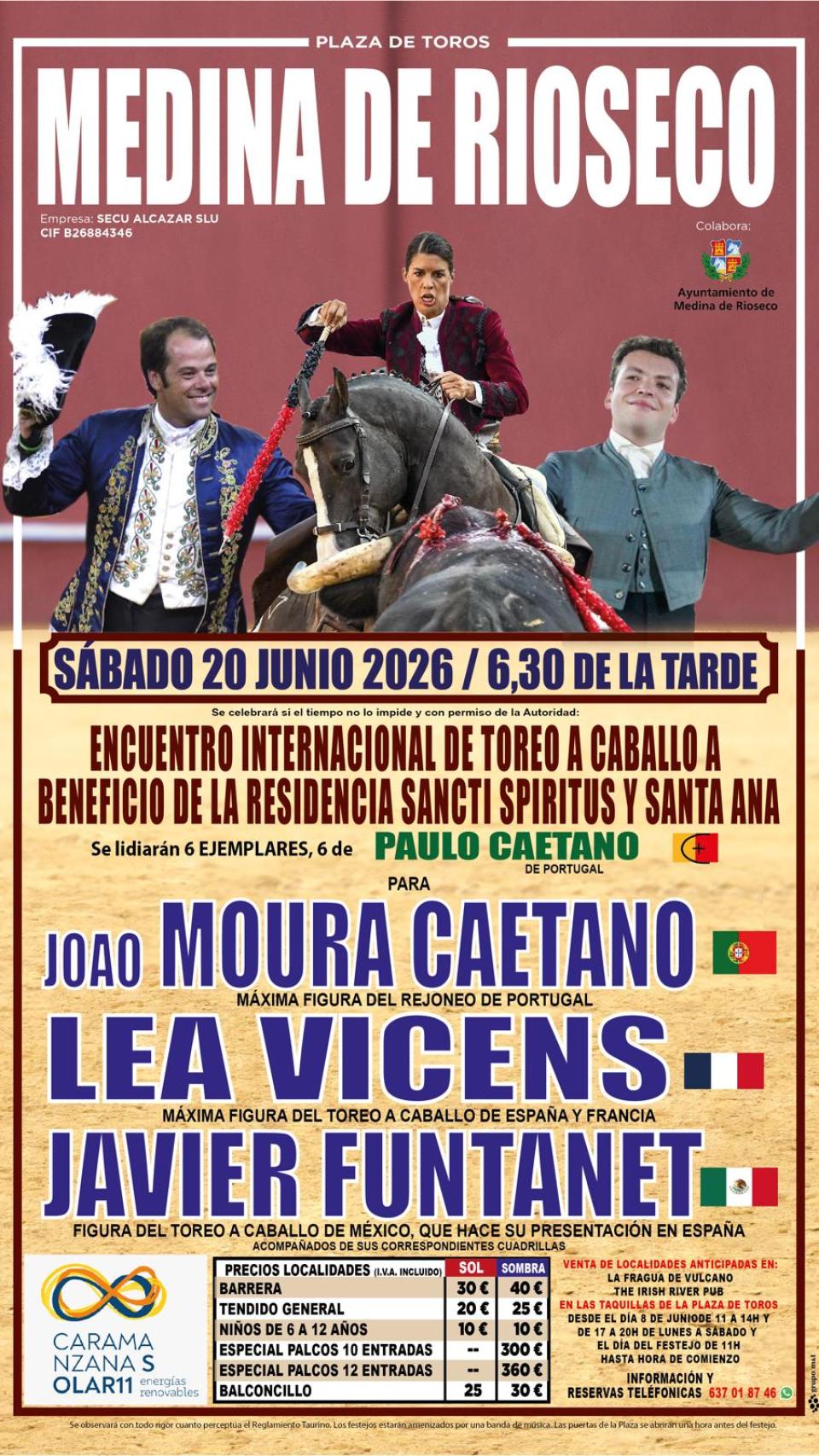 Lea Vicens, João Moura y Javier Funtanet, protagonistas en el regreso ...
