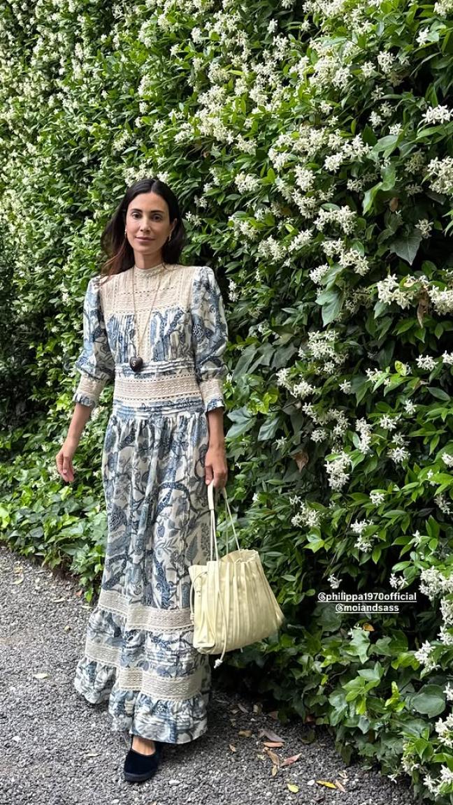 Estampado floral, encaje y 100% seda: el delicadísimo vestido de verano ...